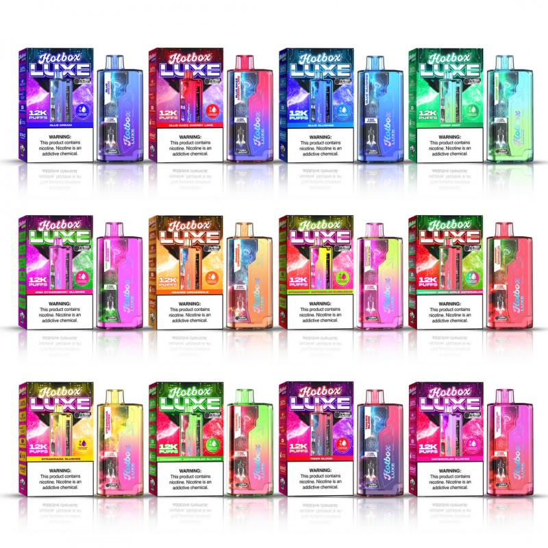 Hotbox LUXE 12K Disposable 5%, luxe 12000, hotbox 12k